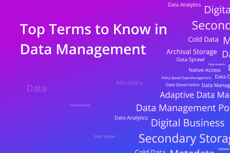 Unstructured Data Management Terms | What's Most Popular?